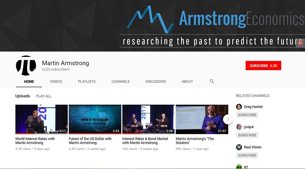 The Future, according to Martin Armstrong's Economic Cinfidence Model ...