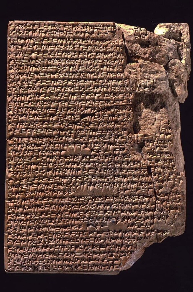 A 3770 year old Sumerian clay tablet containing the oldest known ...
