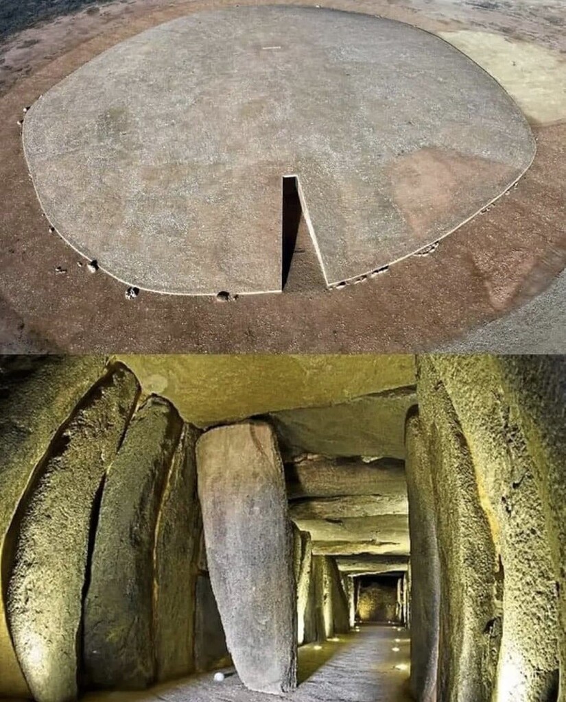 Discovered in 1922, the ~6000 year old Dolmen de Soto is located in the municipality of ...