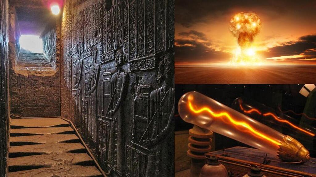 What melted the stone steps in the Temple of the Goddess Hathor in ...