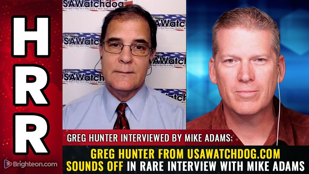 Greg Hunter gets interviewed…instead - Giza Community