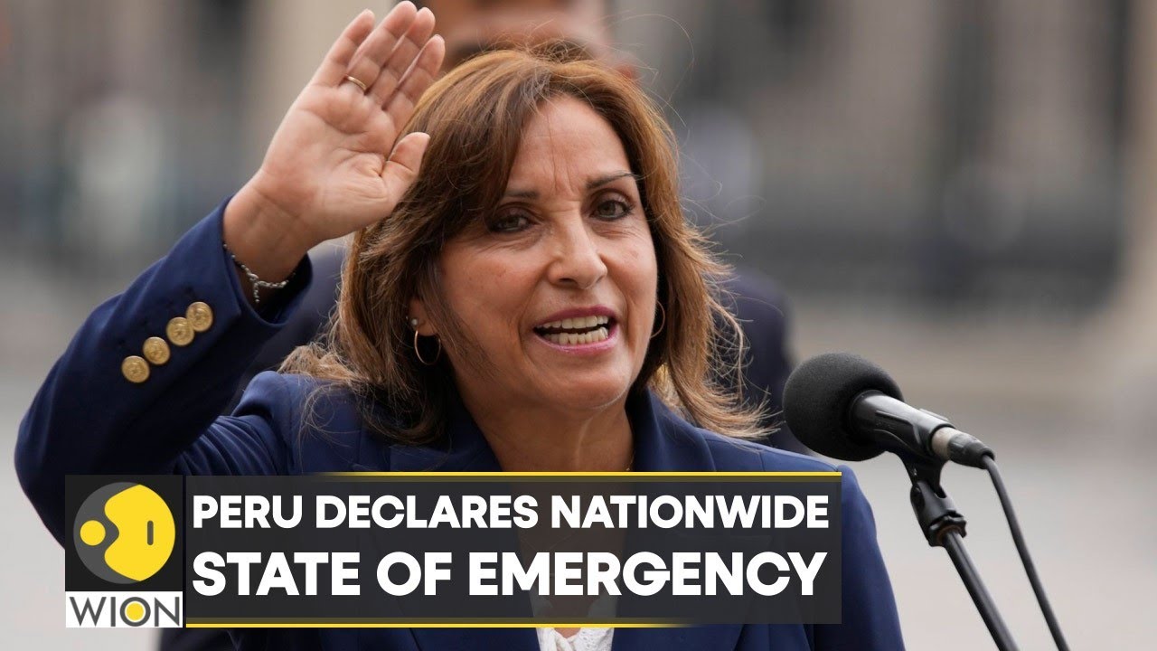 Peru declares nationwide state of emergency amid protests | Pedro ...