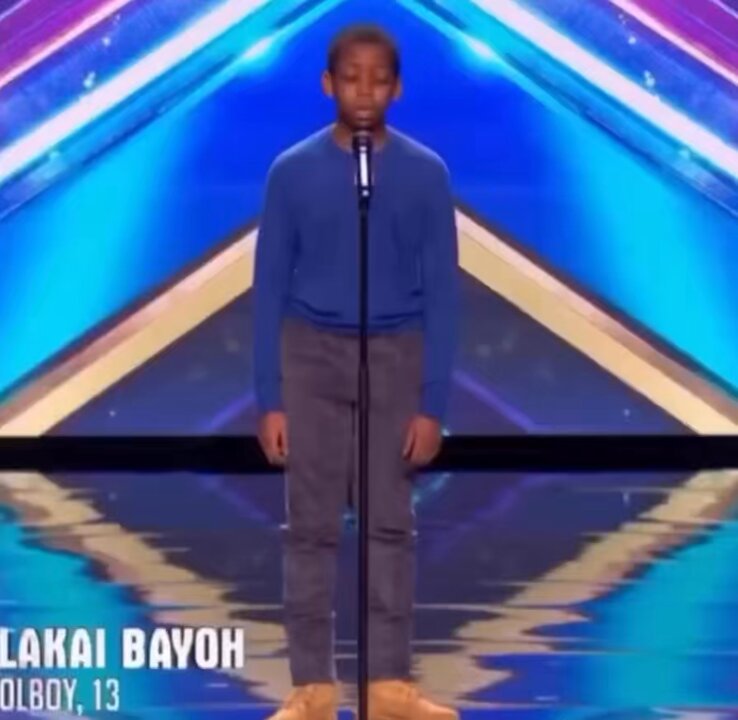 13-year-old Malakai Bayoh singing at the 963Hz frequency, which some ...